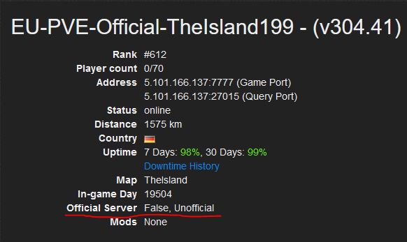 EU-PVE-Official-TheIsland199 No BattleEye and PVP mode - General ...