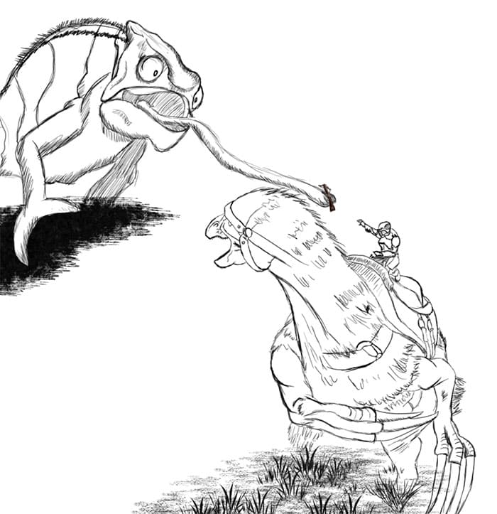 Calumma Benovskyi "the power of the tongue" - Creature submission ...
