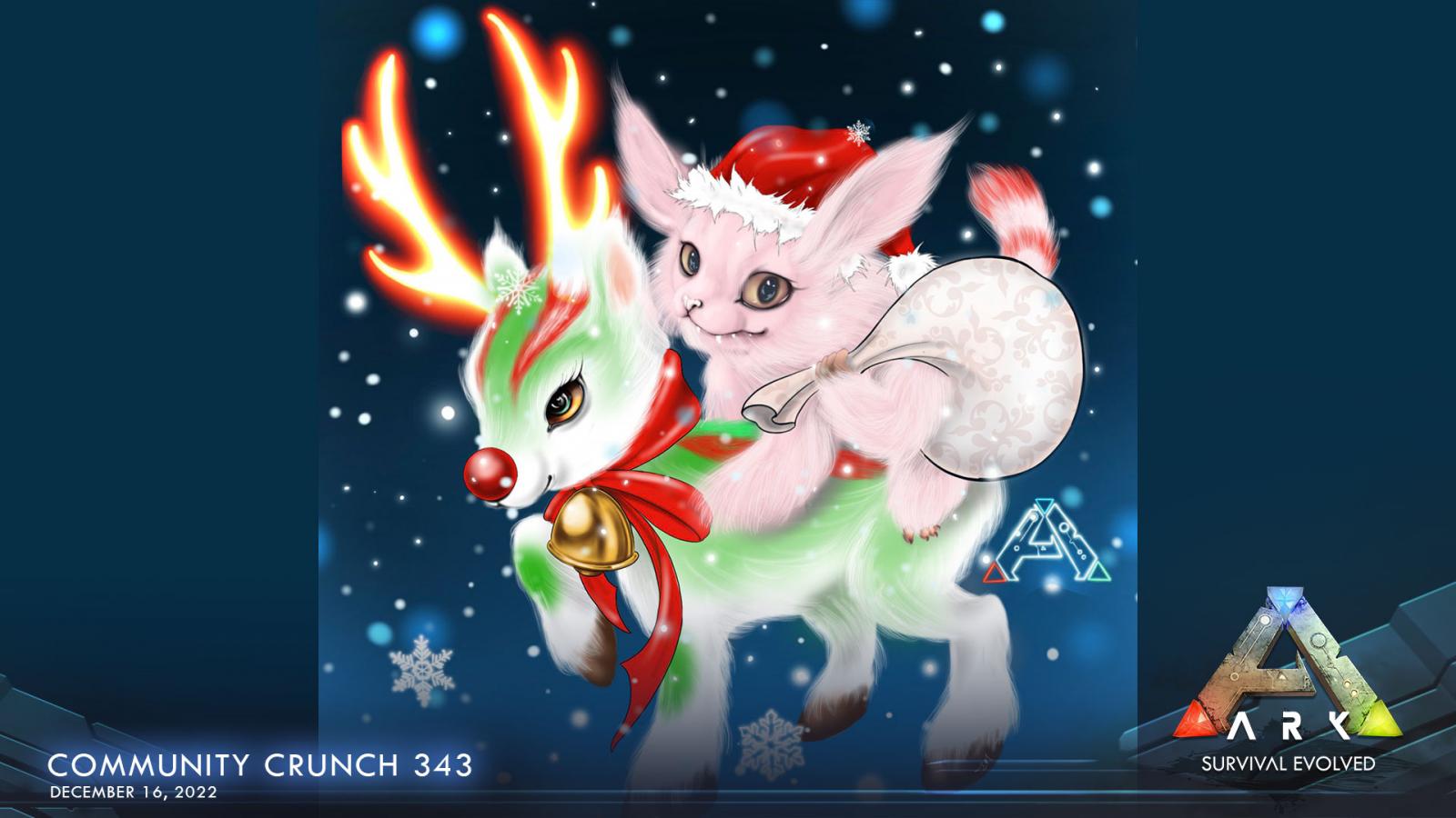 Santa Ferox and Reindeer Shinehorn - Community Corner - ARK - Official ...
