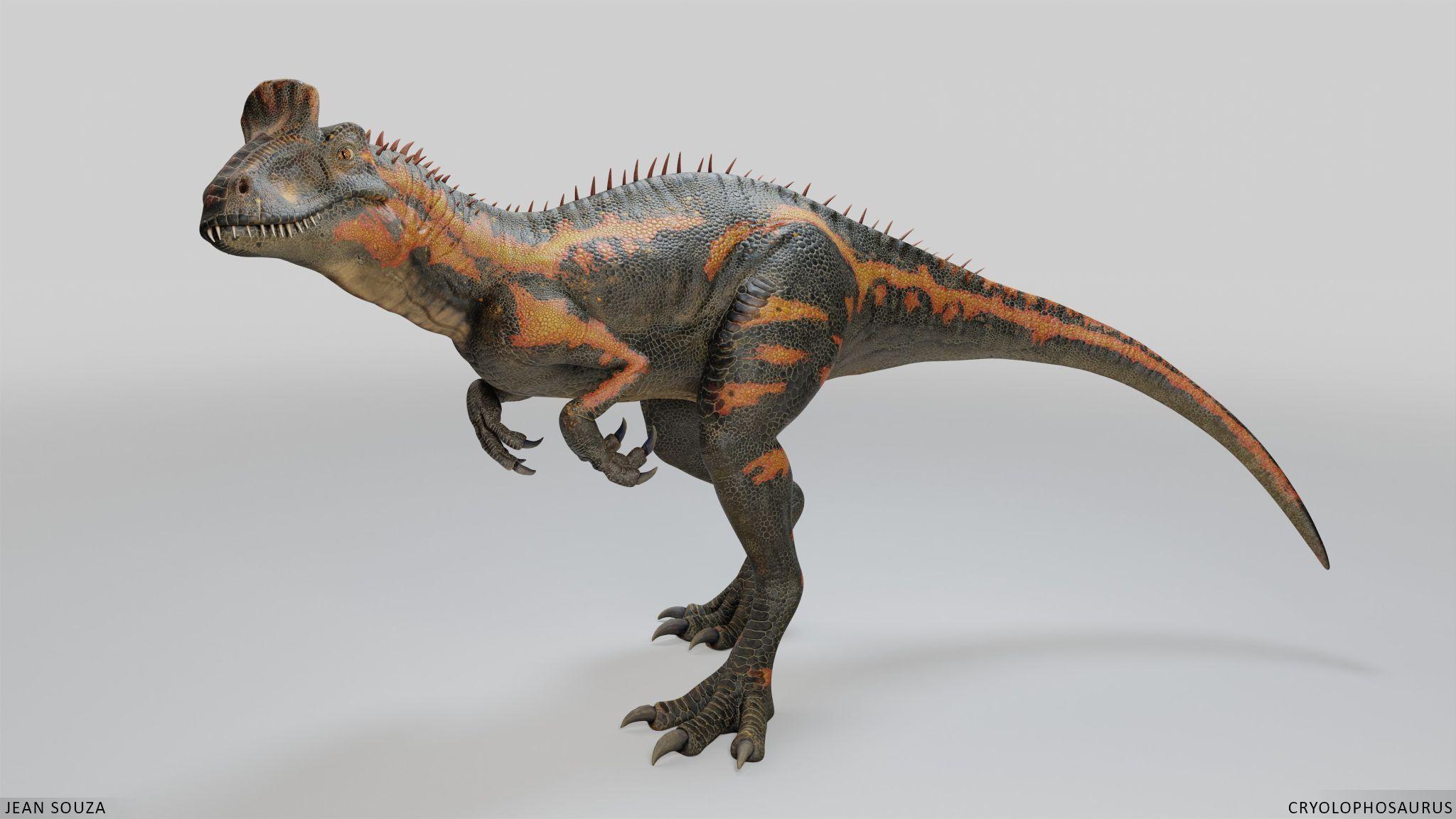 Cryolophosaurus - large Arctic carnivorous non-avian dinosaur ...