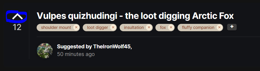 Vulpes quizhudingi - the loot digging Arctic Fox - Creature submission ...
