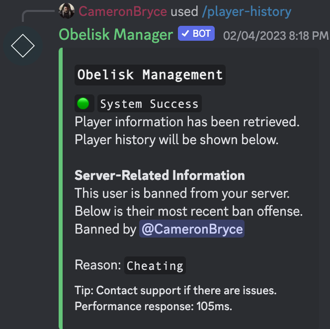 Obelisk | Discord Bot | Manage Your Server With Ease! - PC Server ...