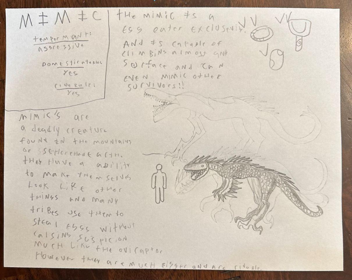 Mimic - Creature submission archive - ARK - Official Community Forums