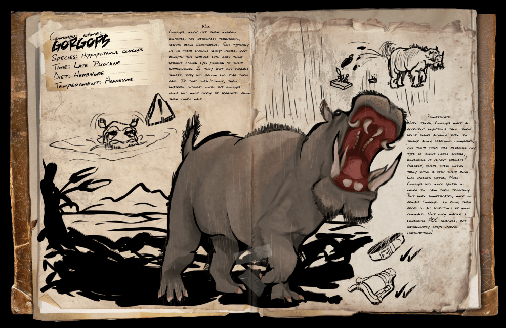 Hippopotamus Gorgops, The Water Tank - Creature submission archive ...