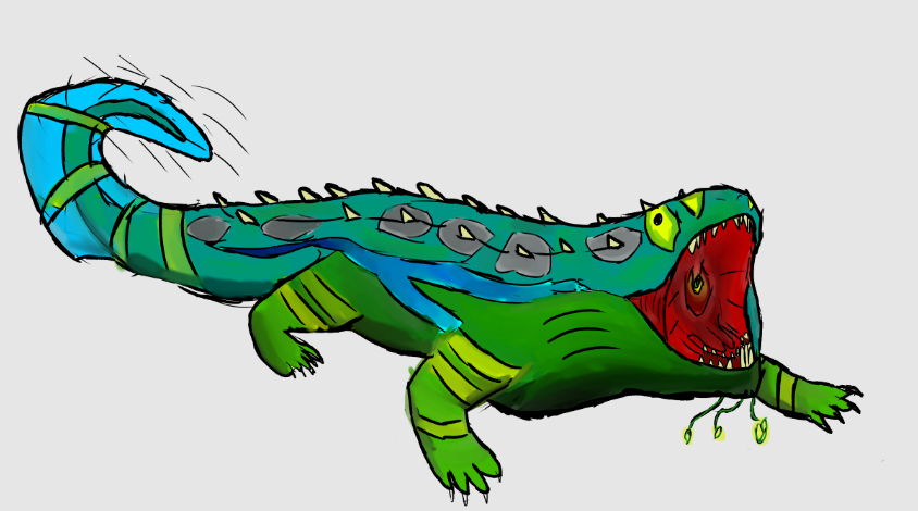 Microposaurus: The Living Flashlight! - Creature submission archive ...
