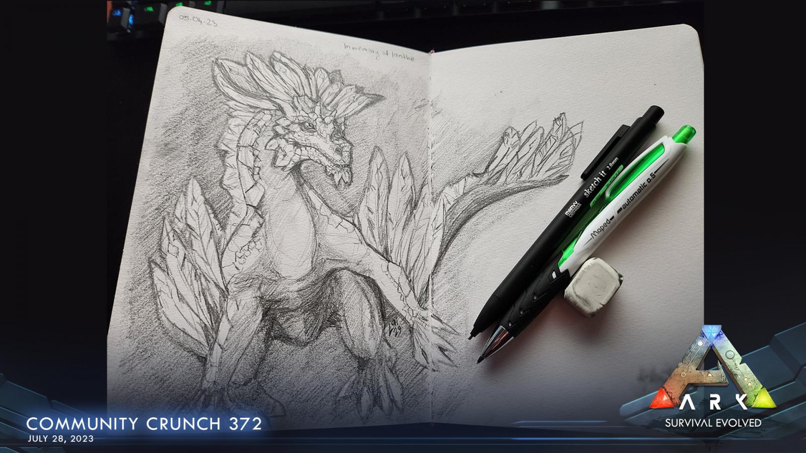 I got me a new sketchbook. - Community Corner - ARK - Official ...