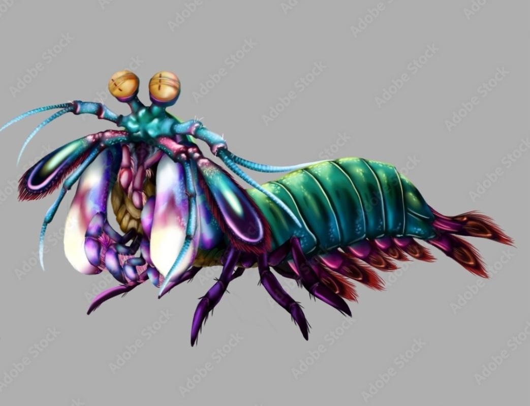 The Unbeatable Giant Mantis Shrimp - Tyrannophontes vastatus - Creature ...