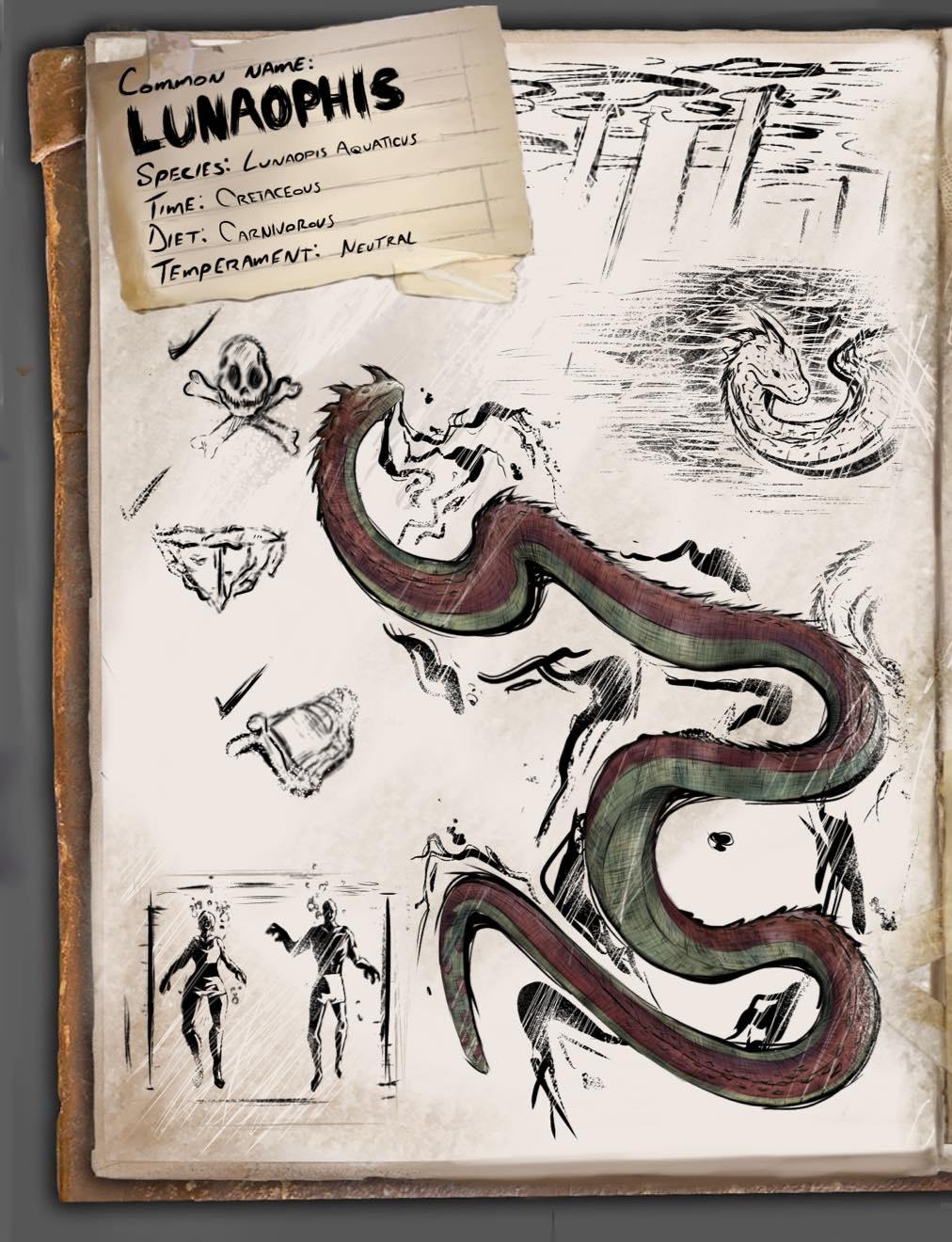 Lunaophis aquaticus the giant sea snake - Creature submission archive ...