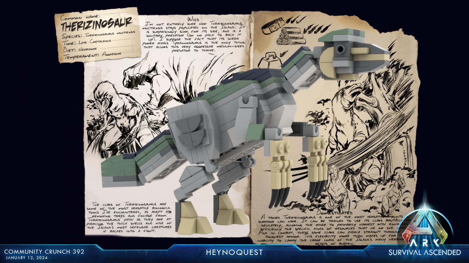 LEGO therizinosaurus - Community Corner - ARK - Official Community Forums